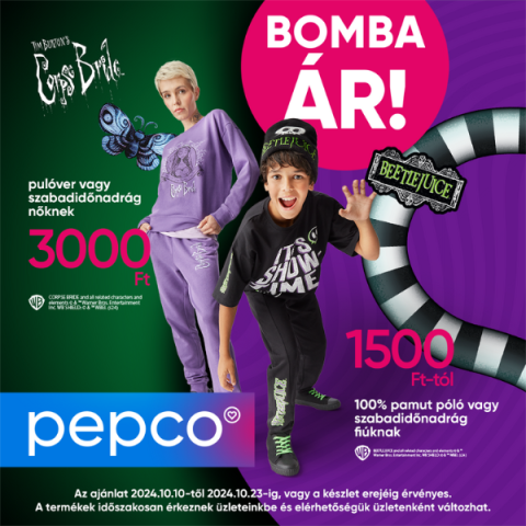 Pepco: Halloween-i ajánlatok - Miskolc Plaza